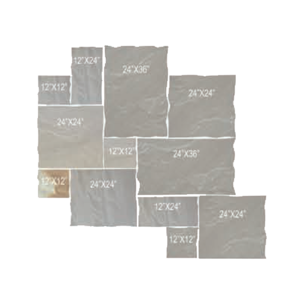 GREY MIST (WEST) JUMBO ROCK FACE - Pines Stone Company